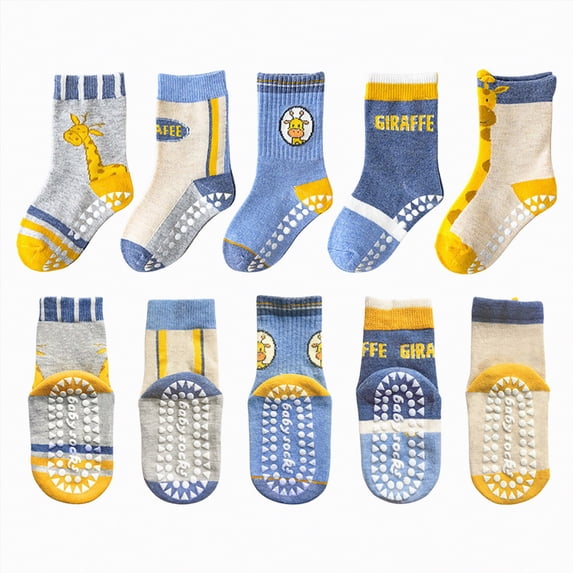 Ccpelsie Kids Character Crew Socks Cute Prints Soft Breathable Socks ...