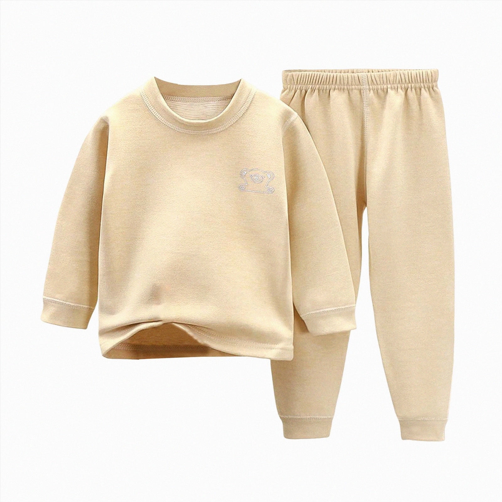 Ccpelsie Kids Cute Pajamas for Boys and Girls Long Sleeve & Pants Pj ...