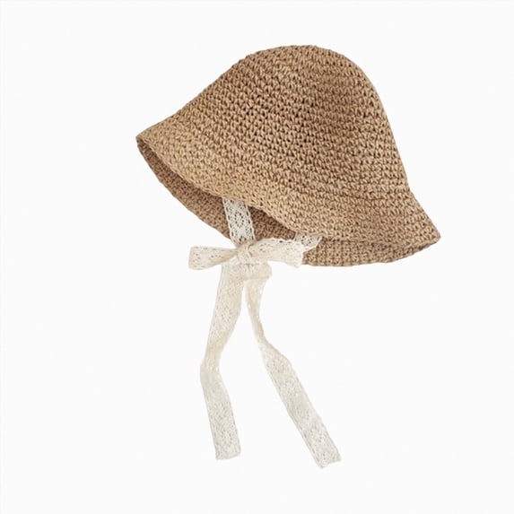 Ccpelsie Kids Sun Hat Toddler Beach Hat Girls Wide Brim Infant Kids ...