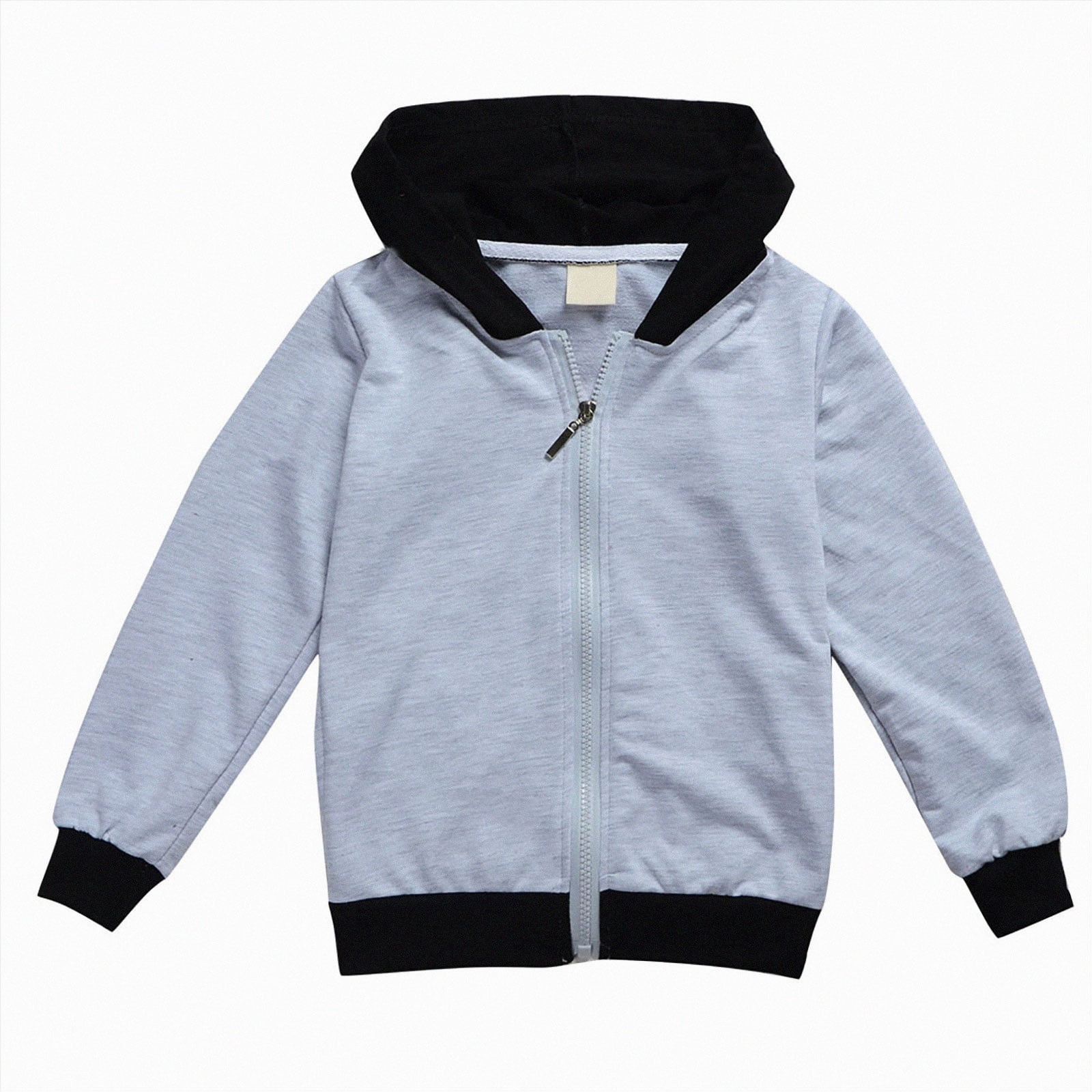 Ccpelsie Little & Big Girls Zip Up Hoodie Kids Fall Winter Full Zipper ...