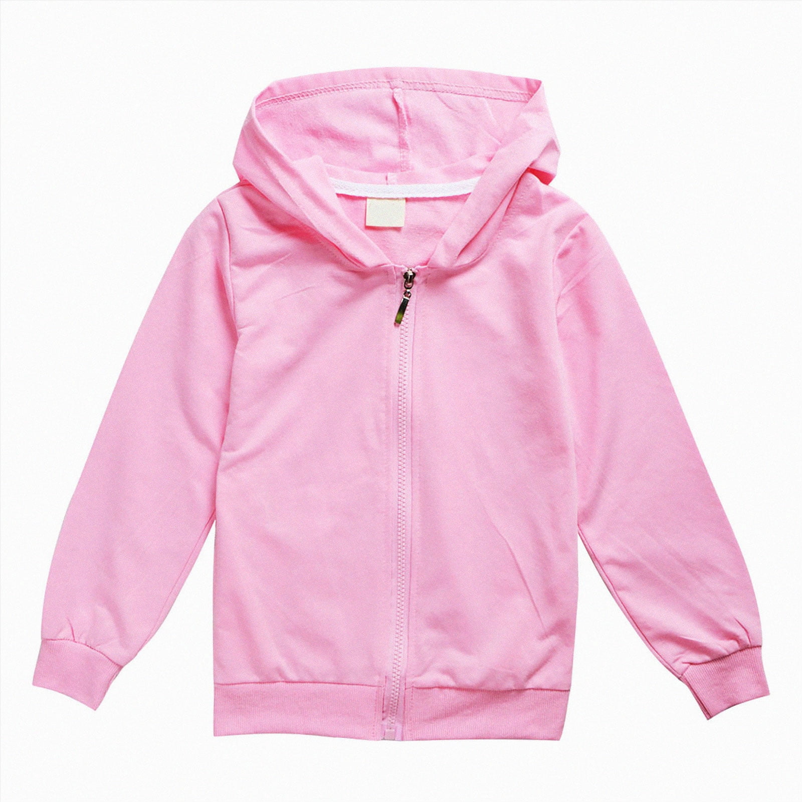 Ccpelsie Little & Big Girls Zip Up Hoodie Kids Fall Winter Full Zipper ...