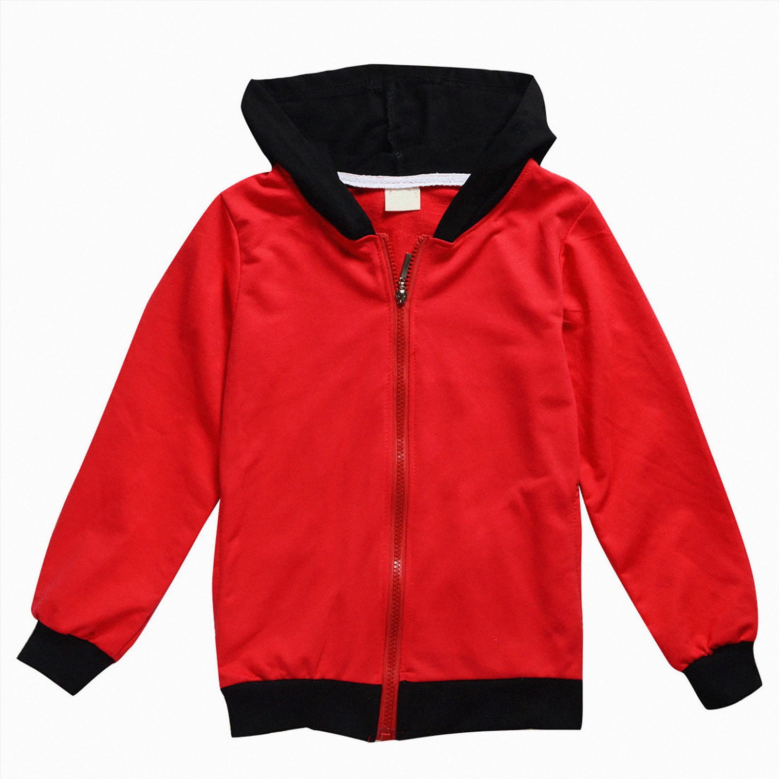 Ccpelsie Little & Big Girls Zip Up Hoodie Kids Fall Winter Full Zipper ...