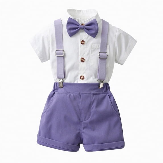 Ccpelsie Little Boy Summer Clothes Short Sleeve Shirts + Casual Shorts ...