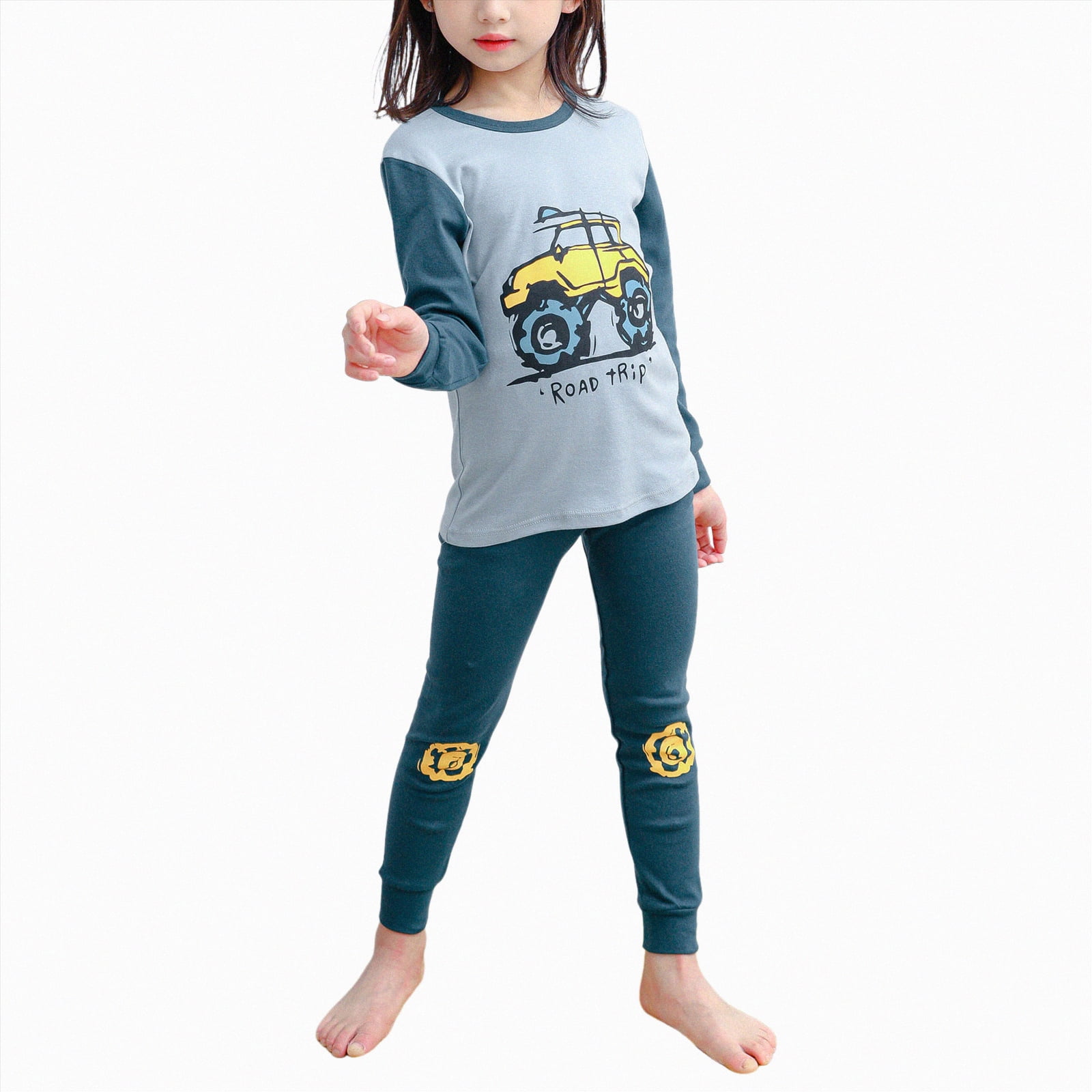 Ccpelsie Little Boys and Girls Clothes Set Kids Stripe Color Block ...