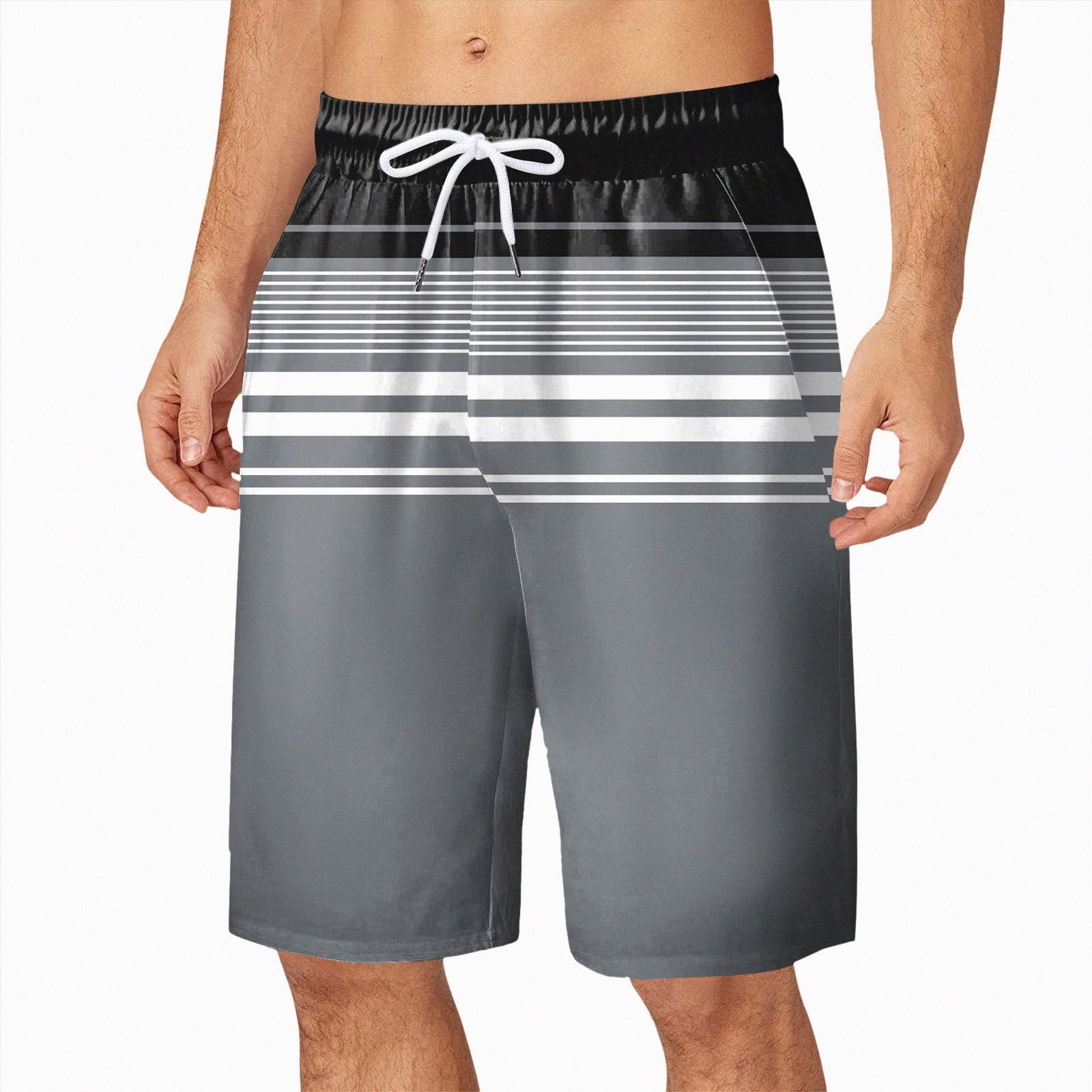 Ccpelsie Men Swim Trunks with Mesh Lining Quick Dry Breathable Pockets ...