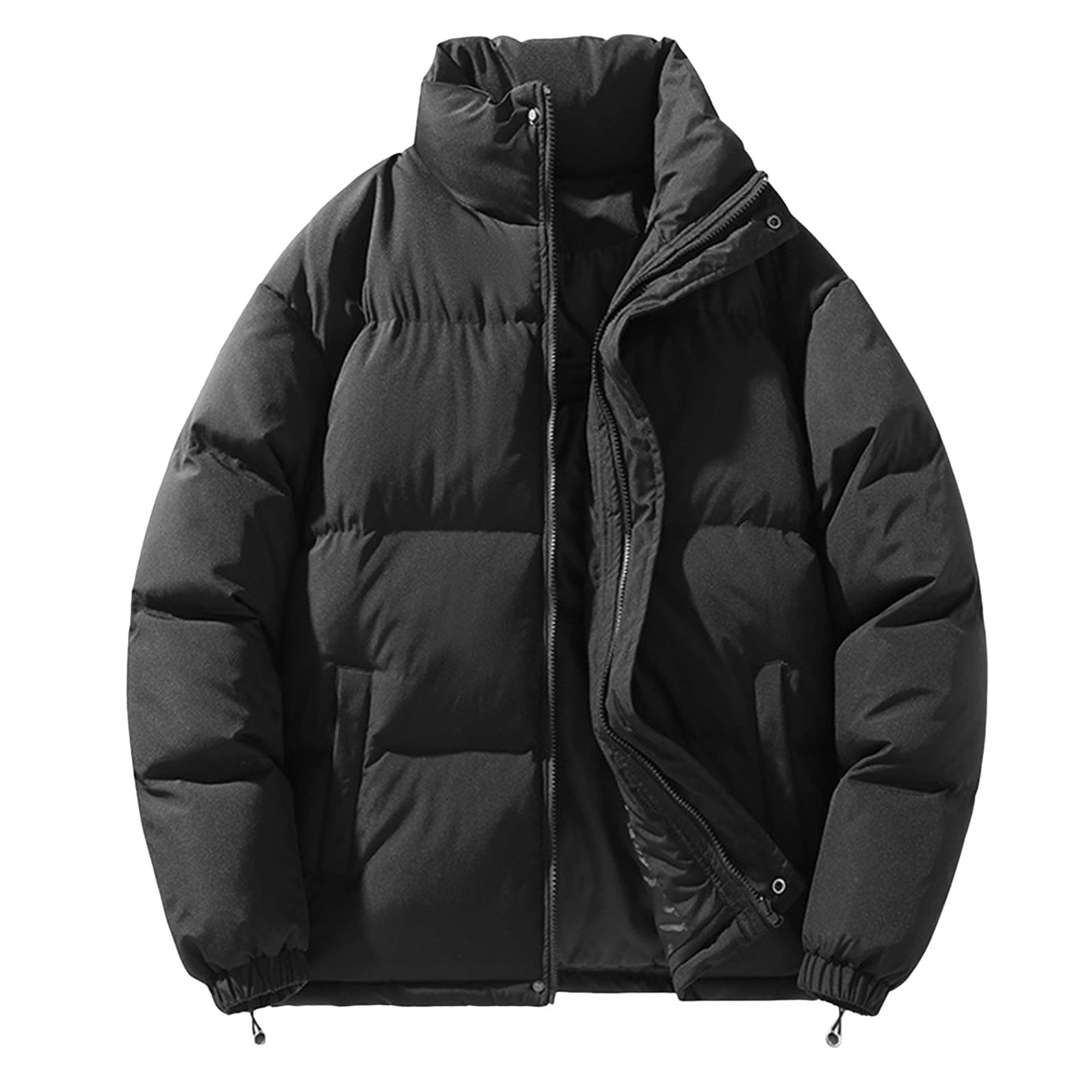 Ccpelsie Men Winter Jacket - Puffer Parka Coat - Heavyweight Ski Jacket ...