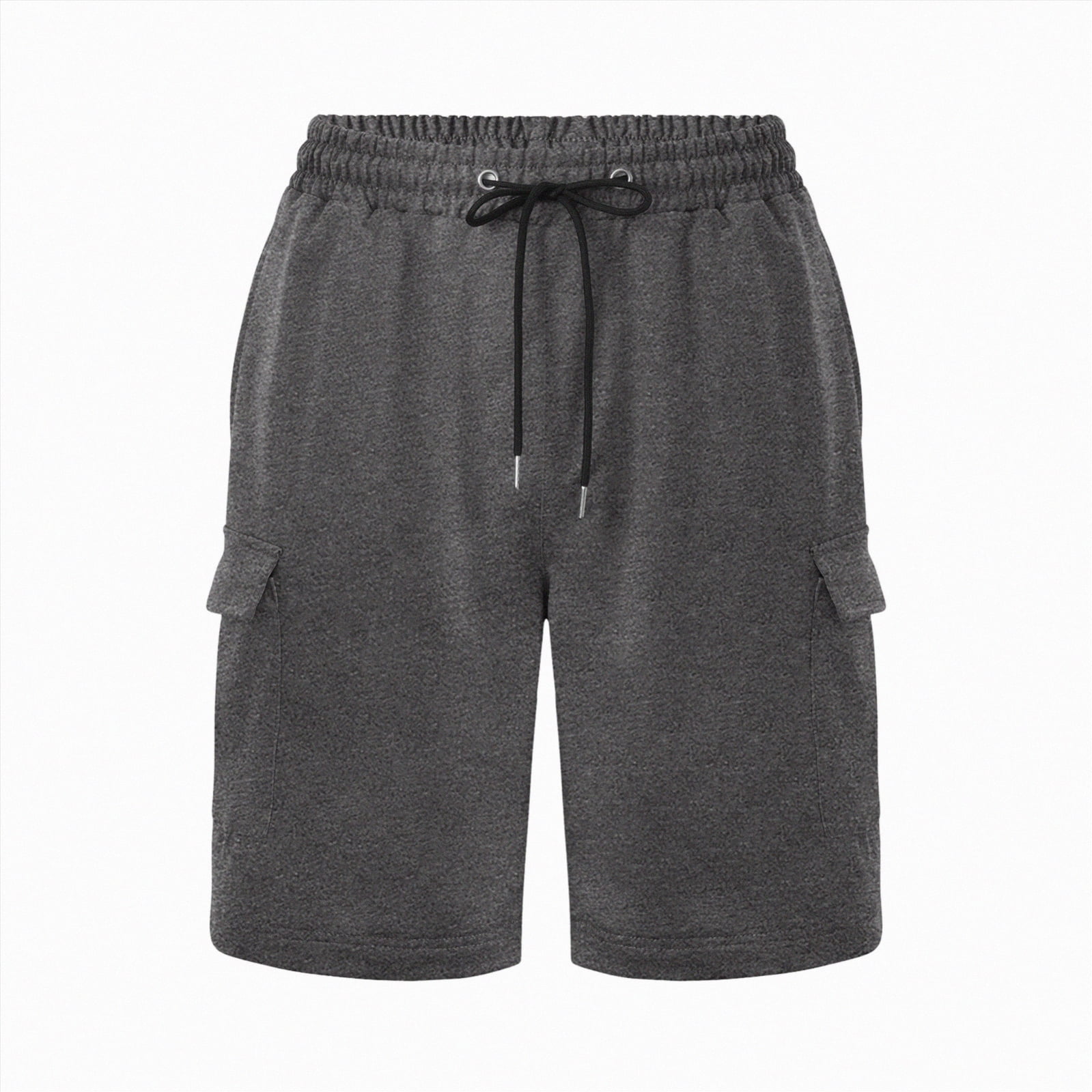 Ccpelsie Men's Casual Shorts Waffle Elastic Waist Drawstring Workout ...