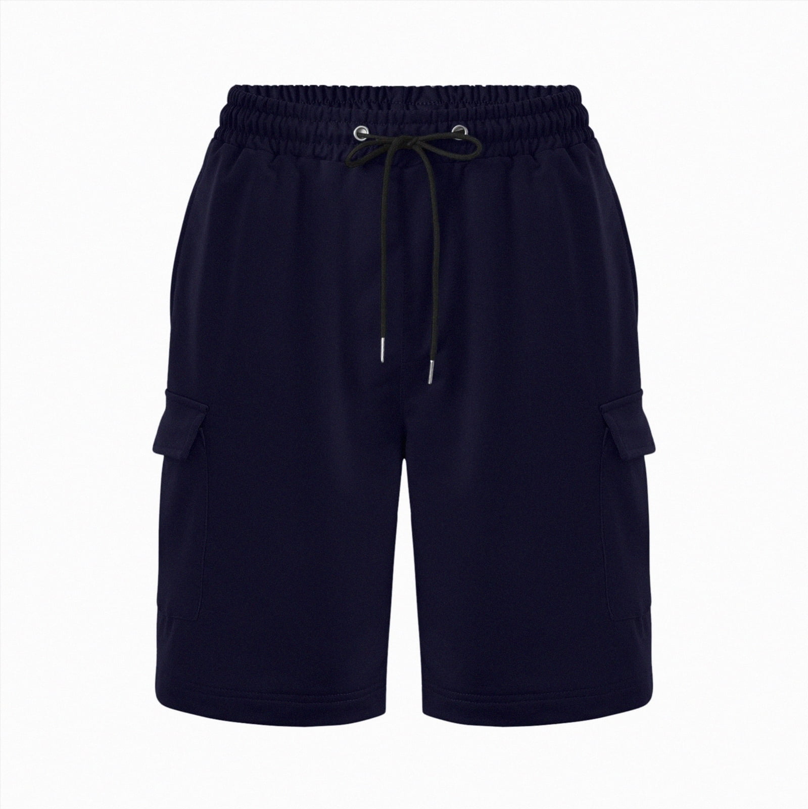 Ccpelsie Men's Casual Shorts Waffle Elastic Waist Drawstring Workout ...