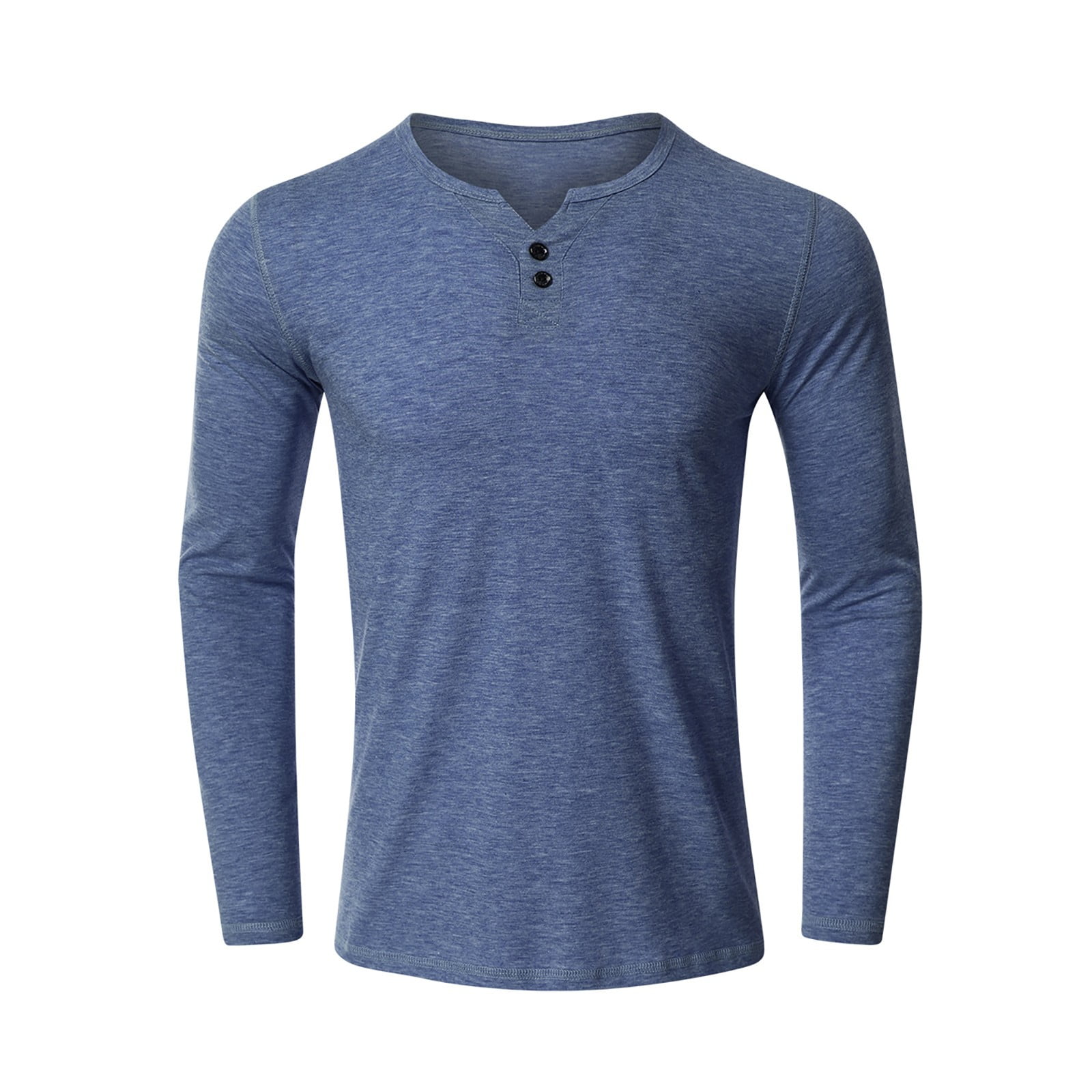 Ccpelsie Men's Henley Shirts Short/Long Sleeve Casual Summer Slim Fit ...