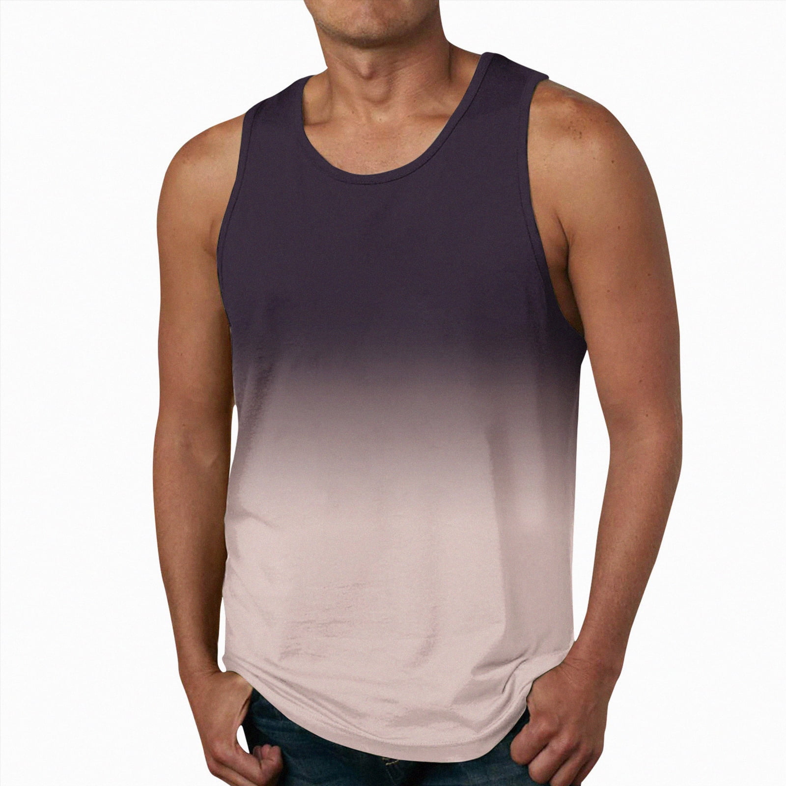 Ccpelsie Men's Sports Tank Tops Athletic Gym Bodybuilding Fitness ...
