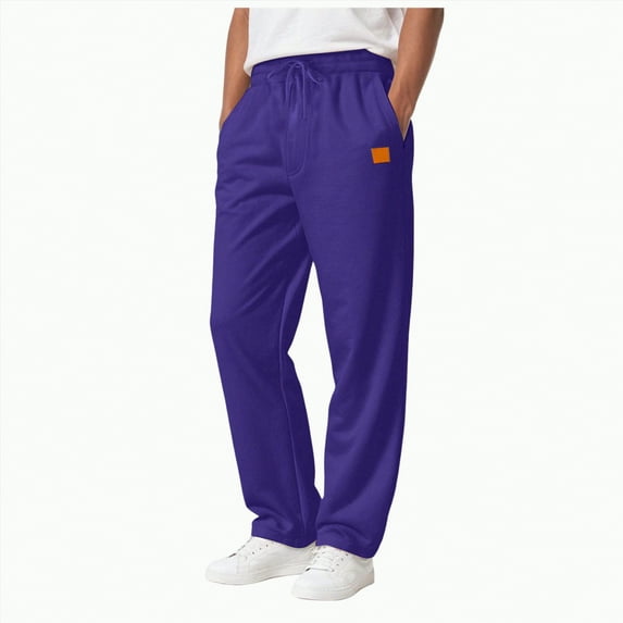 Ccpelsie Men's Spring Sweatpants Open Bottom Baggy Sweat Pants for Mens ...