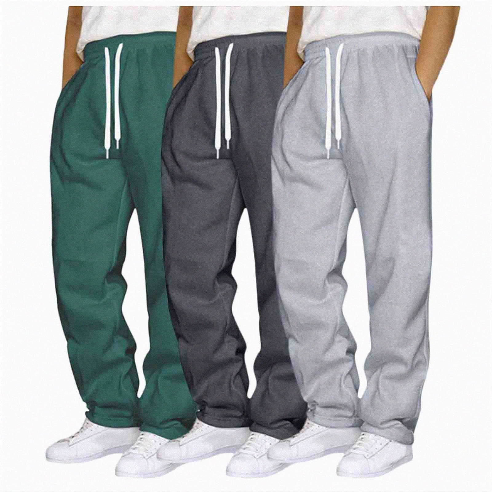 Ccpelsie Men's Spring Sweatpants with Deep Pockets Athletic Lightweight ...