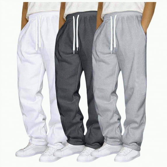 Ccpelsie Men's Spring Sweatpants with Deep Pockets Athletic Lightweight ...