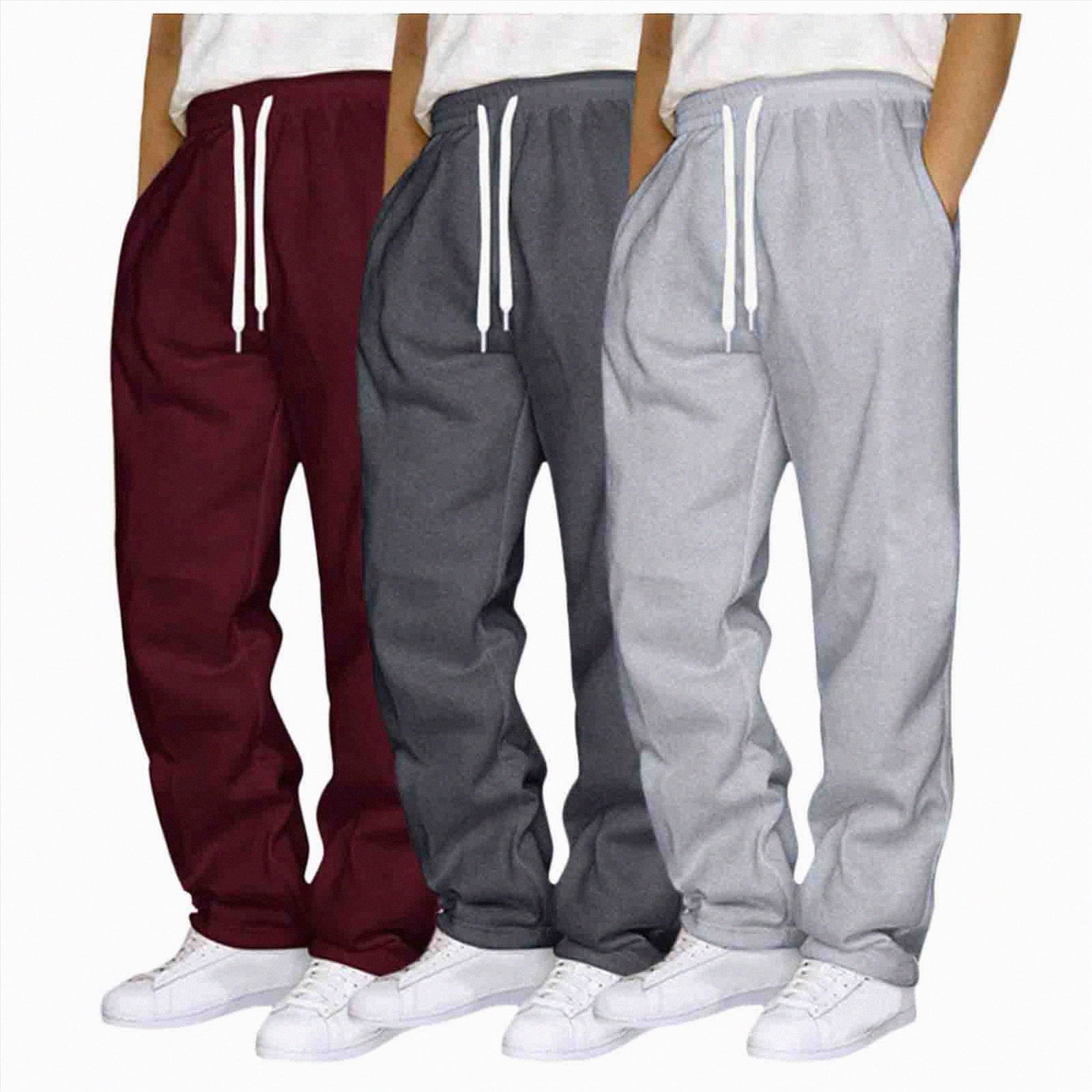 Ccpelsie Men's Spring Sweatpants with Deep Pockets Athletic Lightweight Stretch Joggers Baggy ...
