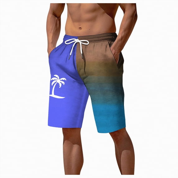 Ccpelsie Men's Swim Trunks Quick Dry Inseam Board Shorts Mesh Lining ...