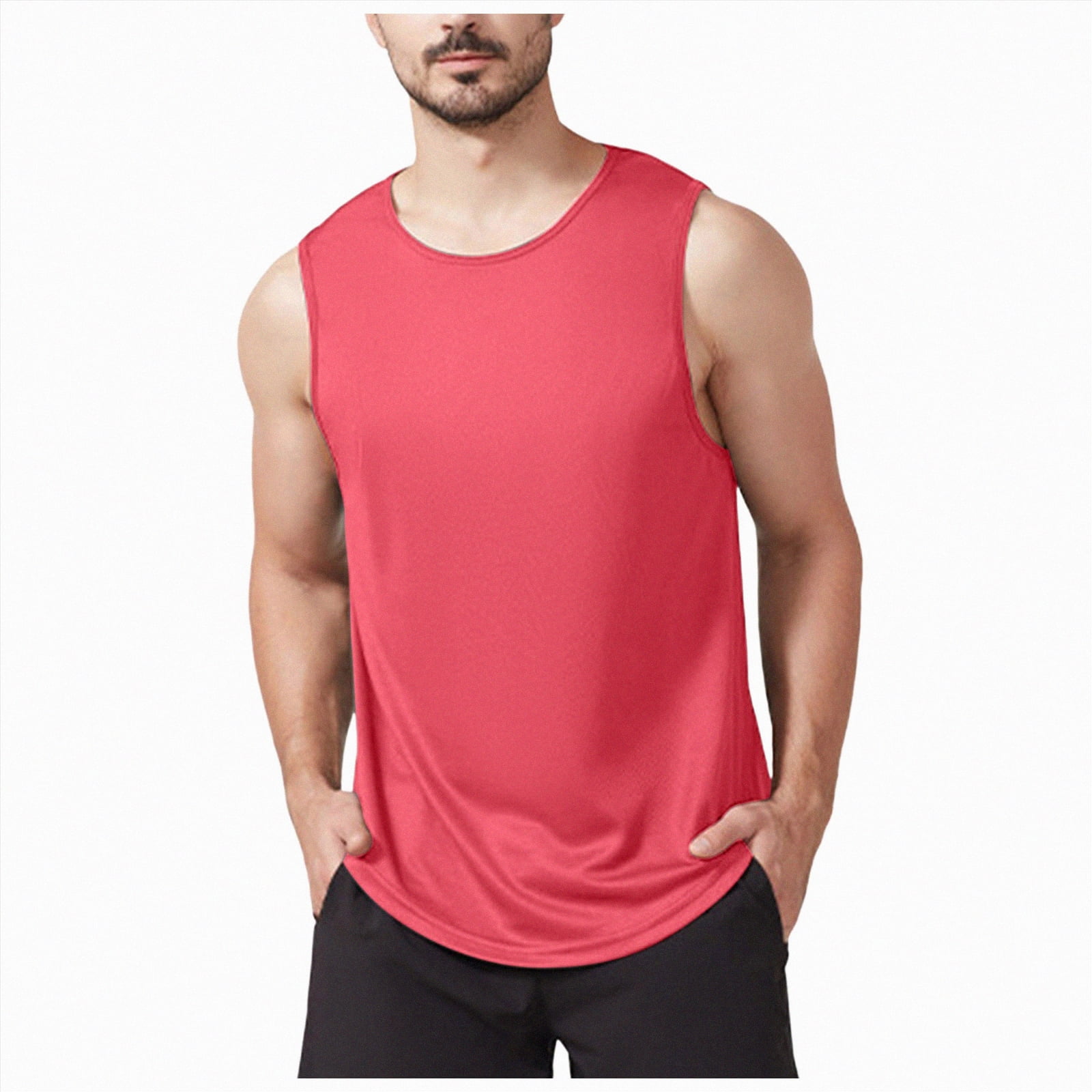 Ccpelsie Men's Tank Tops for Casual Sleeveless Gym Muscle Shirts ...