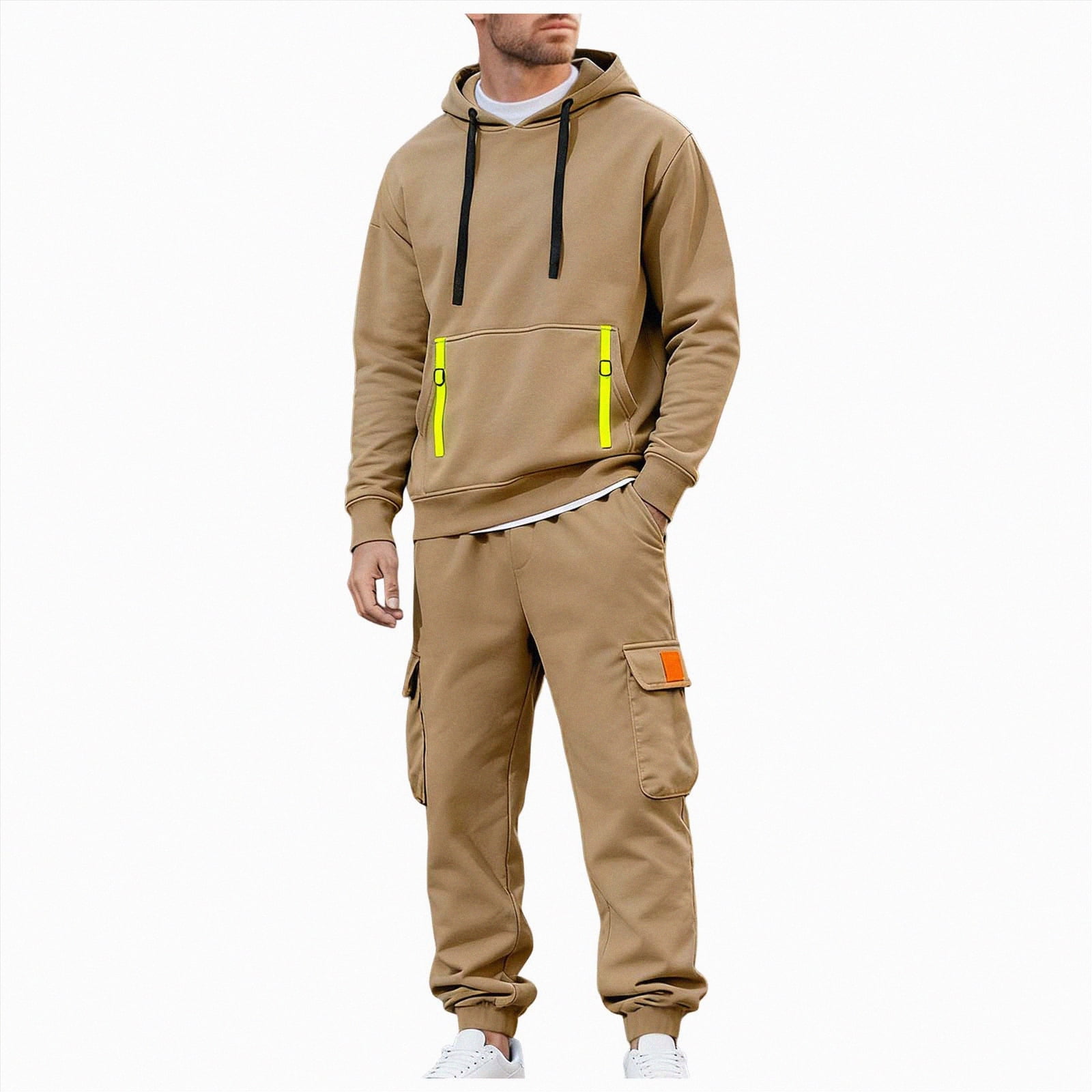 Ccpelsie Men's Tracksuit 2 Piece Hoodies Casual Jogging Gym Sweat Suits ...