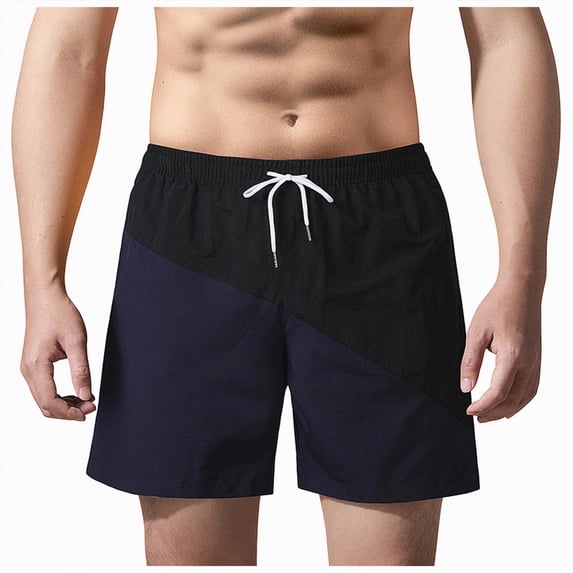 Ccpelsie Mens Boys Short Vintage Swim Trunks with Mesh Lining Quick Dry ...