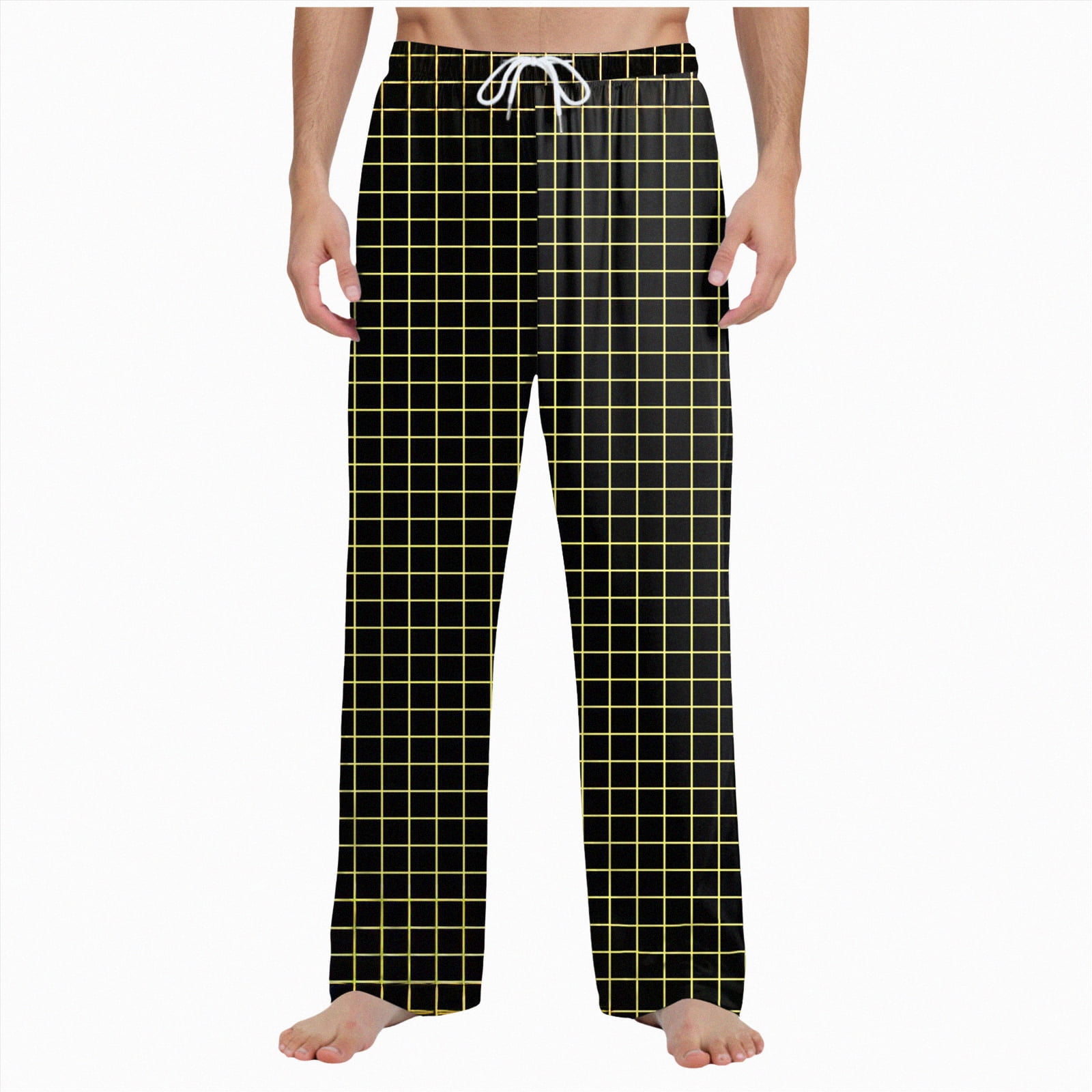 Ccpelsie Mens Lightweight Pajama Pants Soft Flannel Fleece Pajama ...