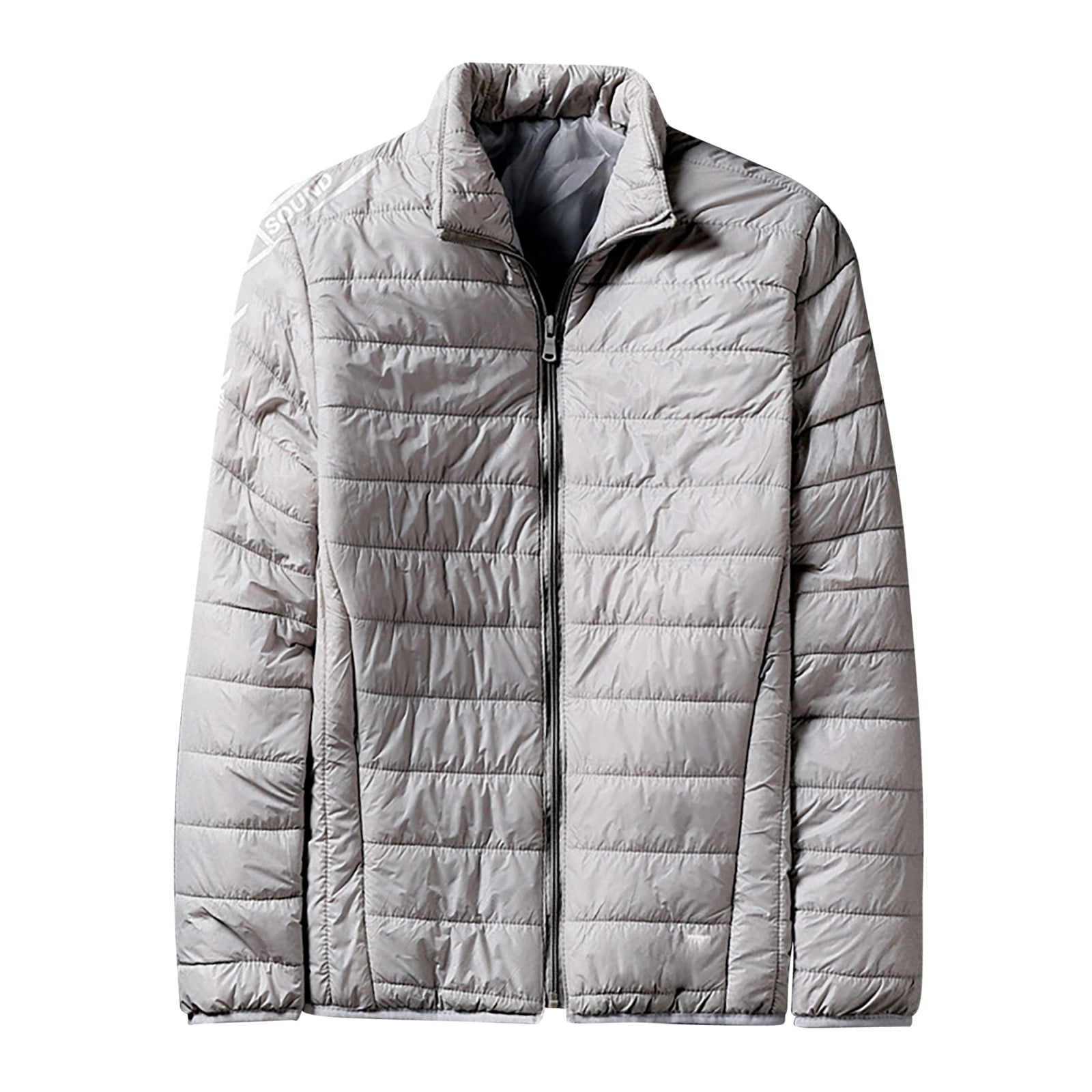 Ccpelsie Mens Lightweight Puffer Jacket Alternative Quilted Hiking ...