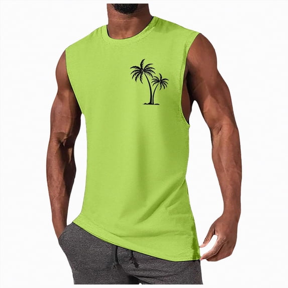 Ccpelsie Mens Muscle Tank Tops Bodybuilding Stringer Gym Shirts Soft ...