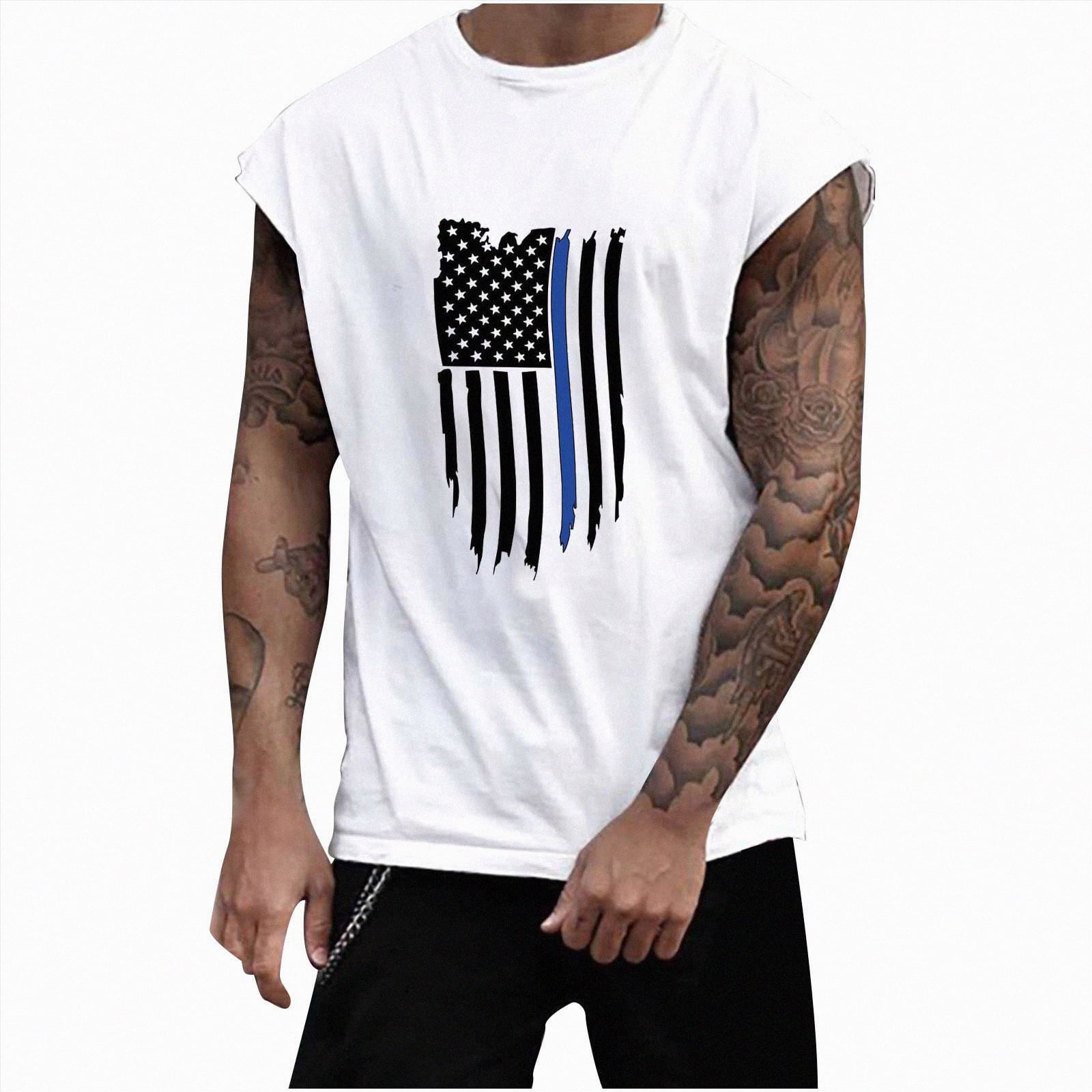 Ccpelsie Mens Stringer Tank Tops Bodybuilding Gym Workout Shirts ...