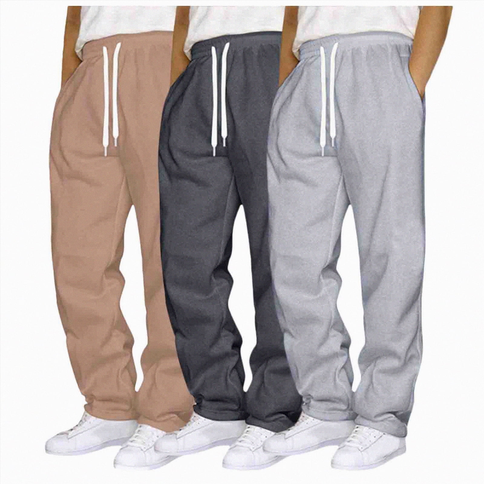 Ccpelsie Mens Sweatpants with Pockets Athletic Joggers for Men Warm Workout Running Sweat Pants ...