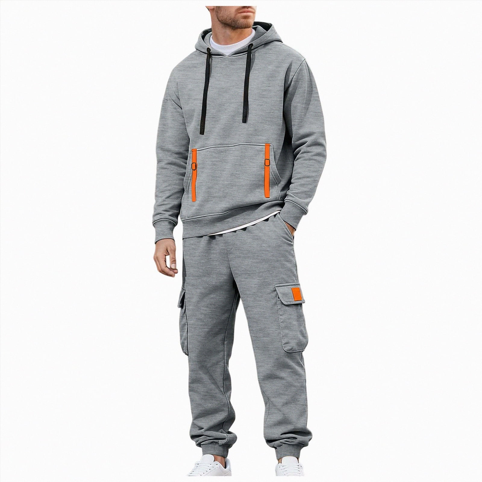 Ccpelsie Mens Sweatsuit 2 Piece Set Hoodies and Sweatpants Sets Casual ...