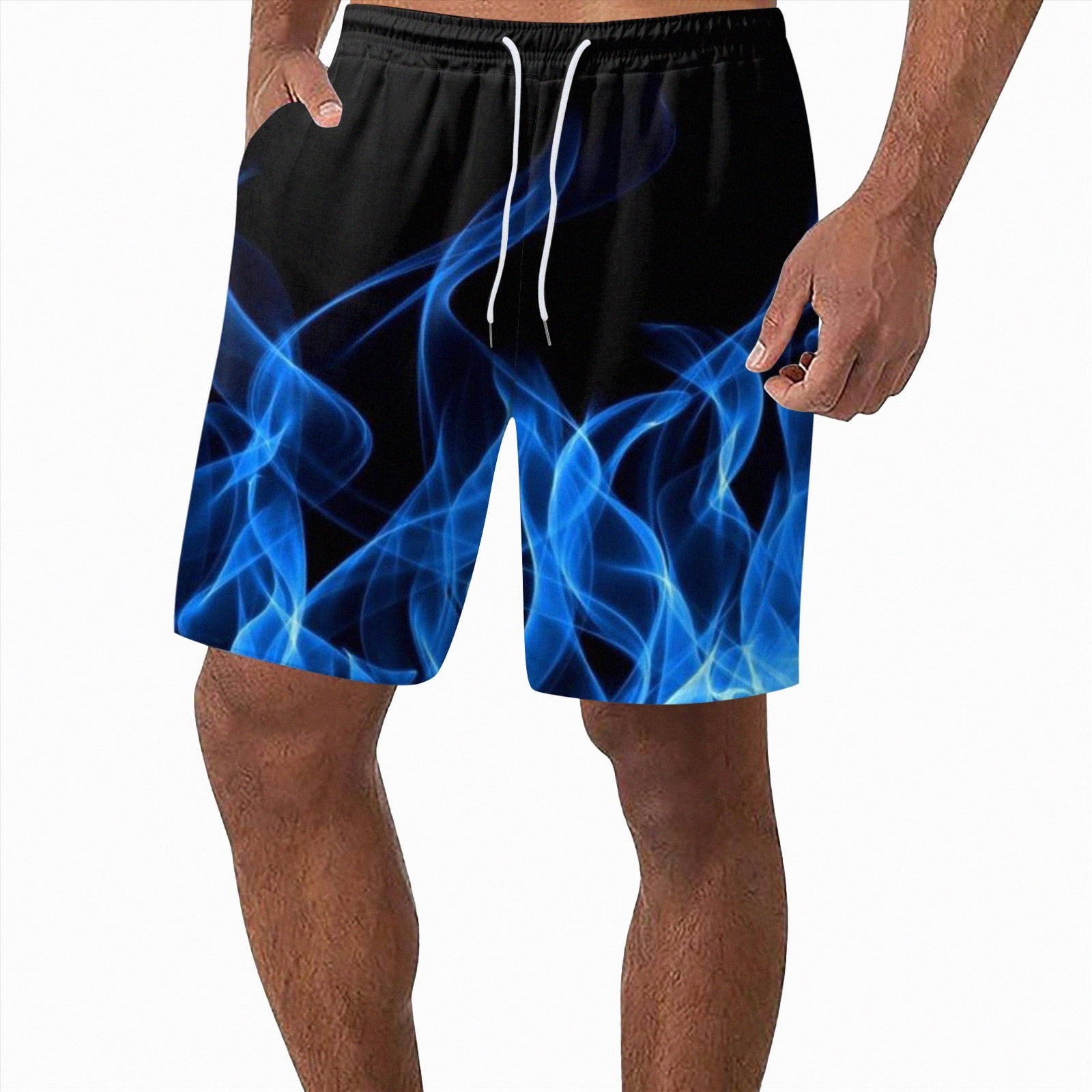 Ccpelsie Mens Swim Trunks Quick Dry Bathing Suit with Zipper Pockets ...