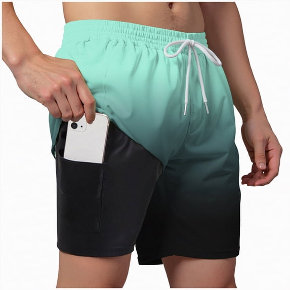 Ccpelsie Mens Swimming Trunks Beach Swim Trunks Quick Dry Swim Shorts ...