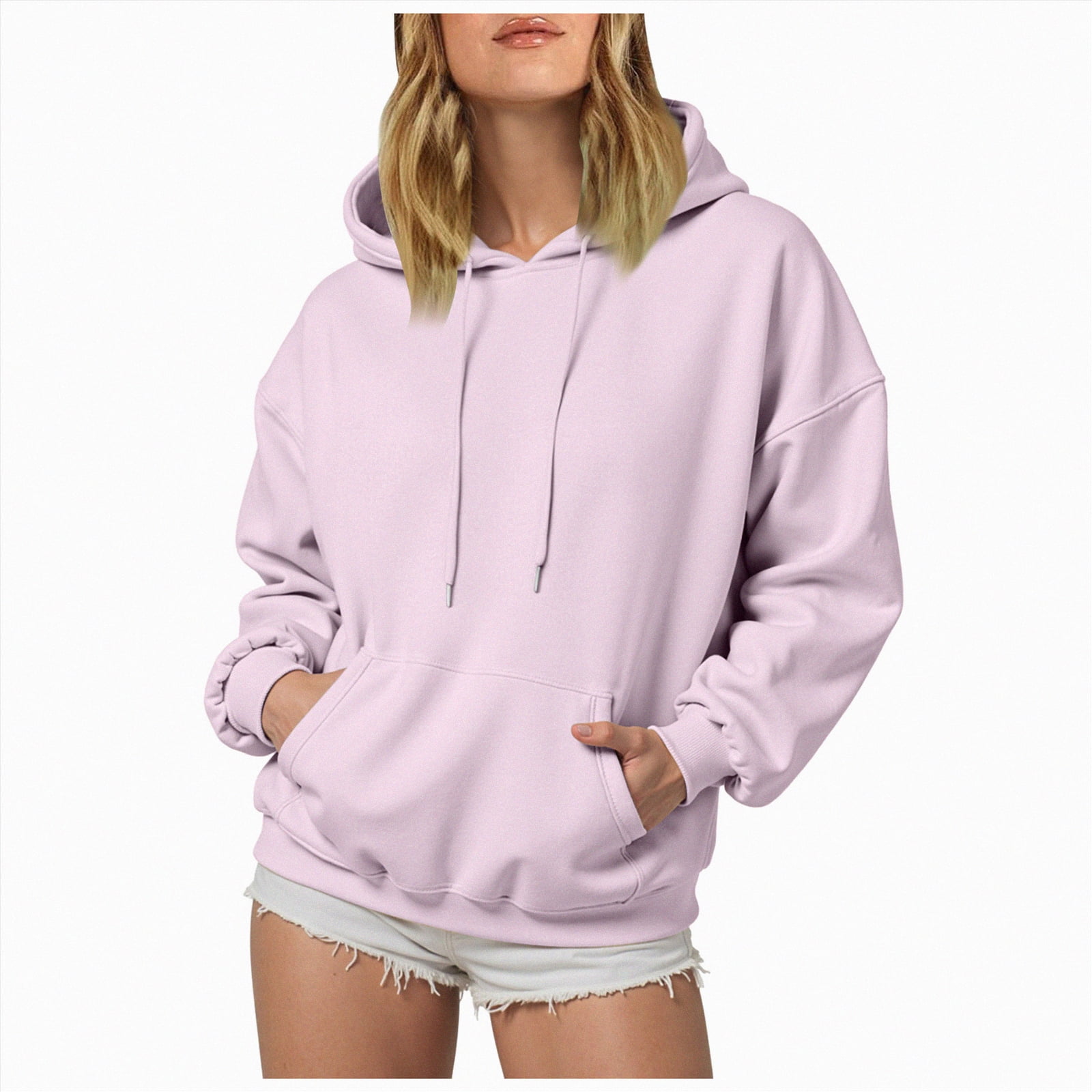 Ccpelsie Oversized Hoodies for Women Cute Hoodie Basic Soft Sweatshirts ...