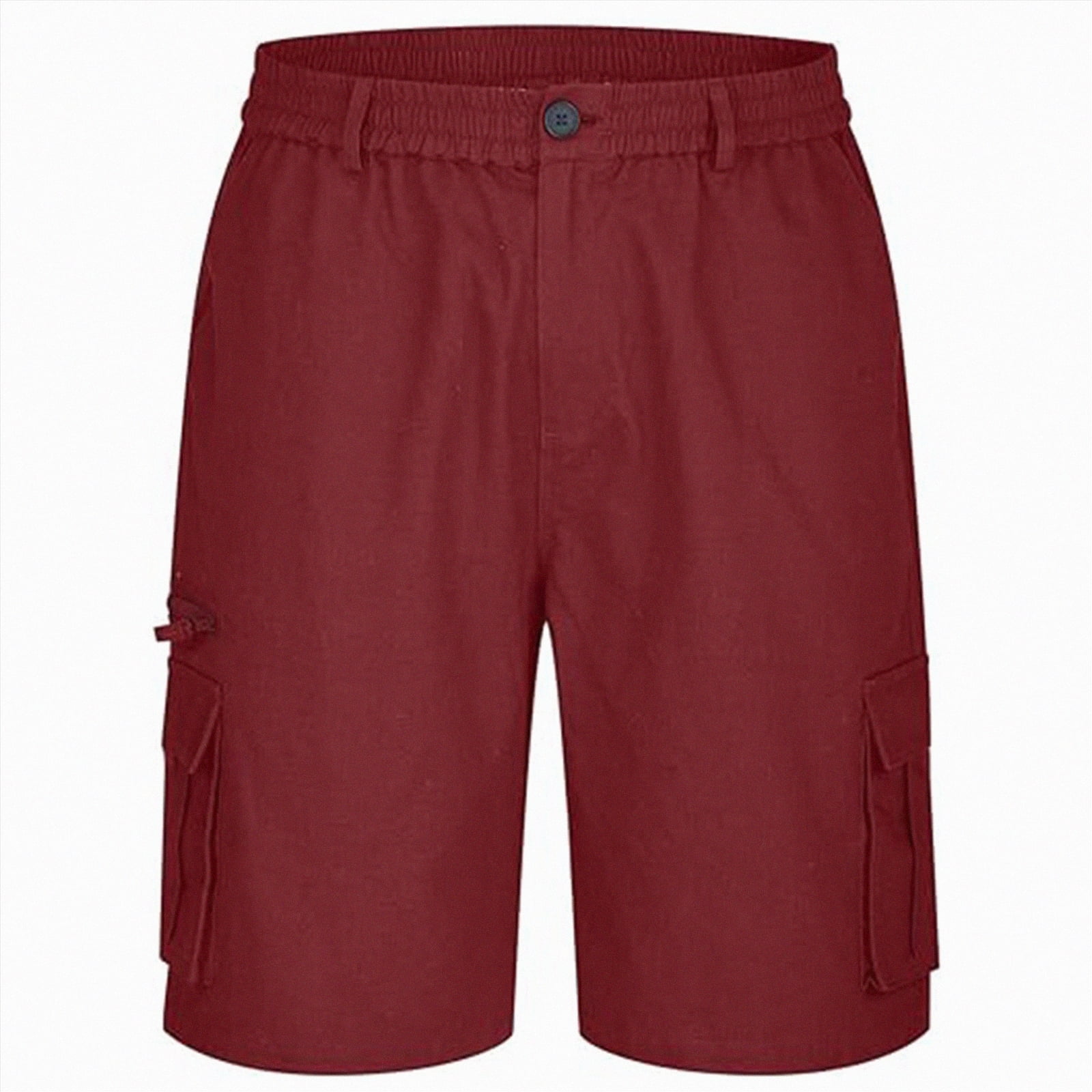 Ccpelsie Shorts for Men Multi-Pockets Cargo Shorts Baggy Casual Elastic ...