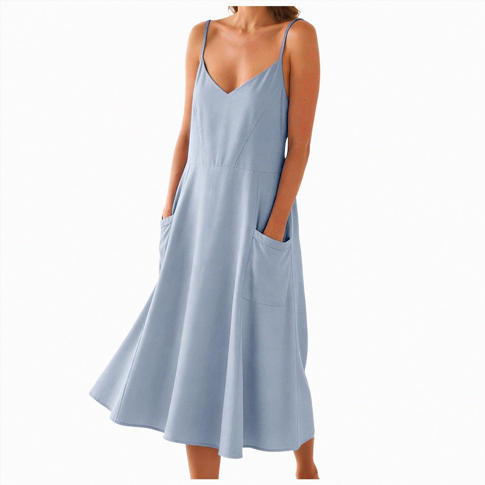 Ccpelsie Summer Dresses for Women Beach Vacation Dress Boho Floral ...