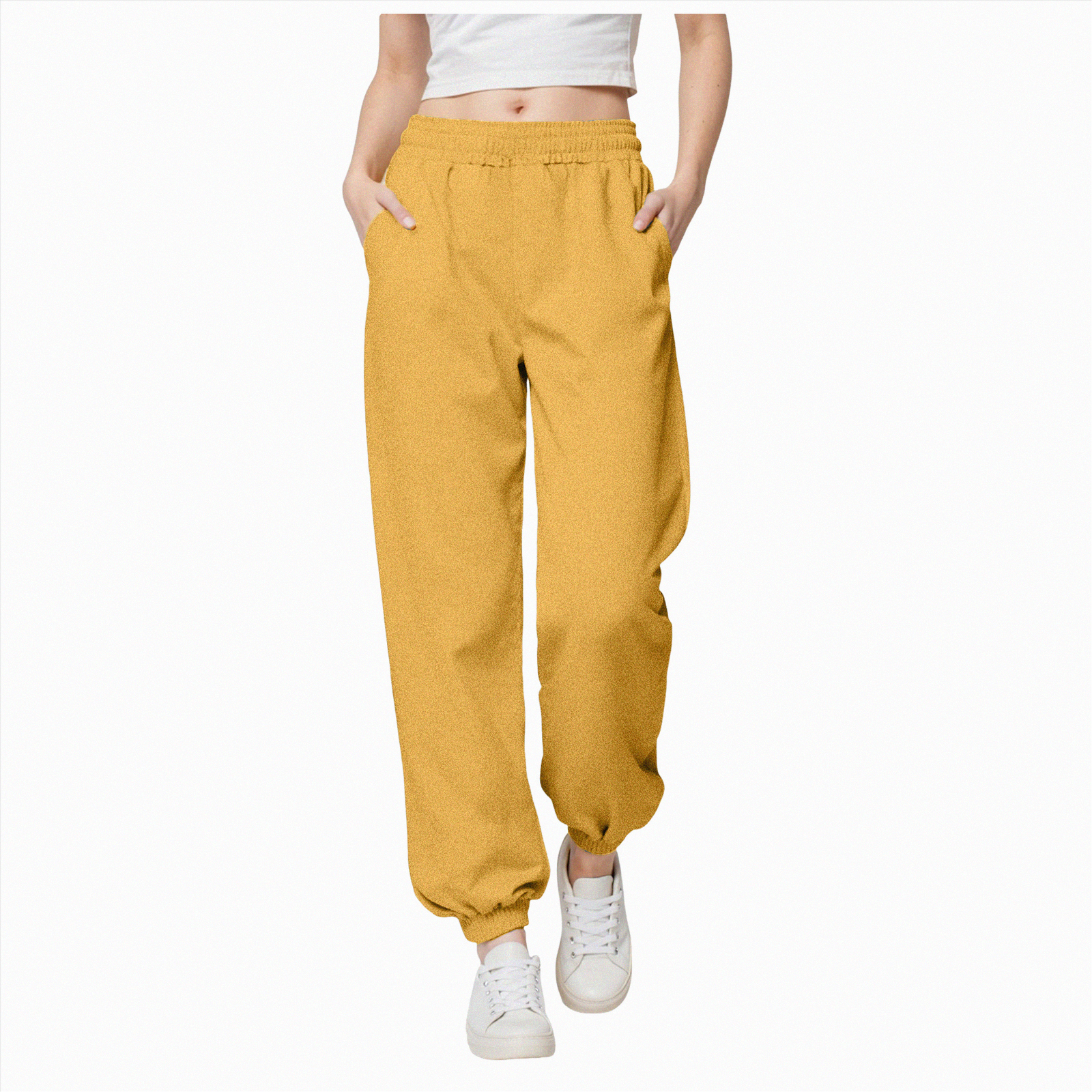 Ccpelsie Sweatpants for Women Cotton Joggers High Waisted Lounge Casual ...