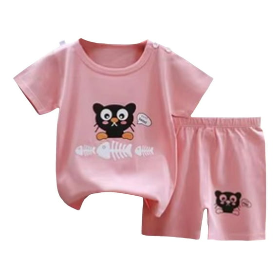Ccpelsie Toddler Baby 2-Piece Set Sweet Dreams Set Soft Short Sleeve ...