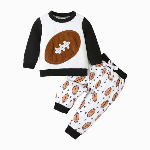 Ccpelsie Toddler Baby Boy Clothes Letter Print Long Sleeve Sweatshirt ...