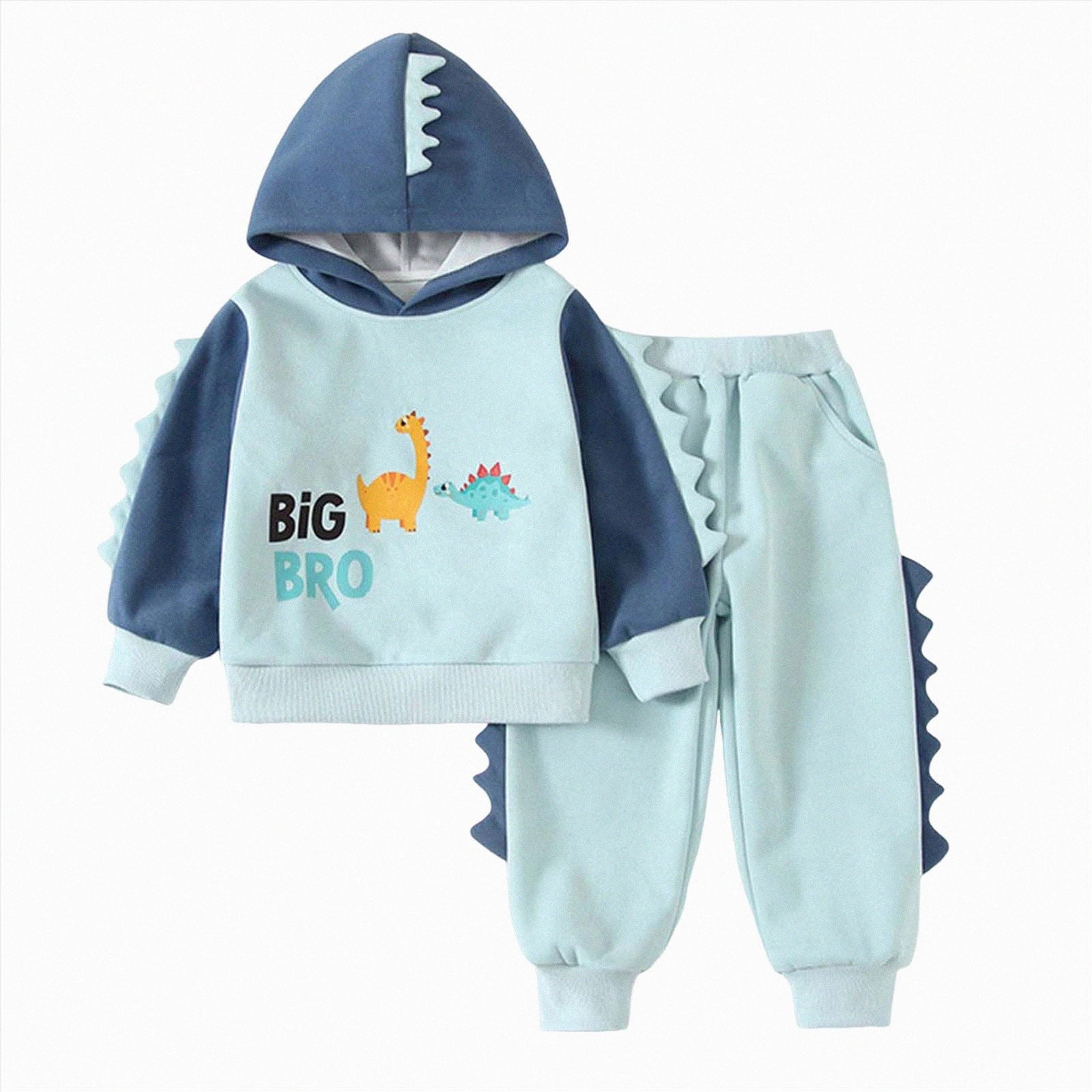 Ccpelsie Toddler Baby Boy Fall Clothes Long Sleeve Hoodie Sweatshirts ...