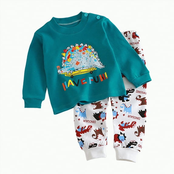 Ccpelsie Toddler Baby Boys and Girls Outfit Set Color Block Long Sleeve ...