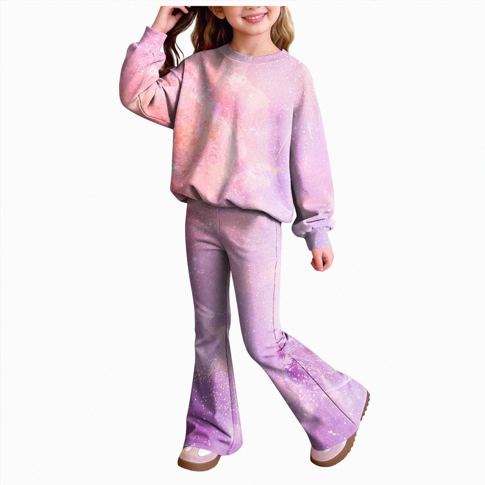 Ccpelsie Toddler Baby Girl Clothes Fall Winter Kids Outfit Floral ...