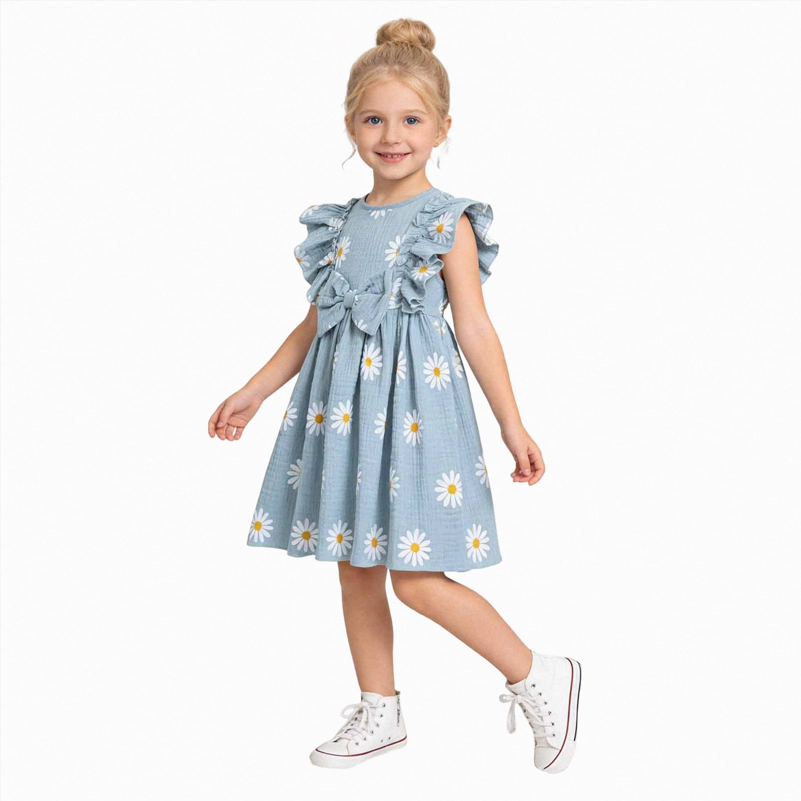 Ccpelsie Toddler Baby Girl Outfit Heart Print Sleeveless Layered Tulle ...
