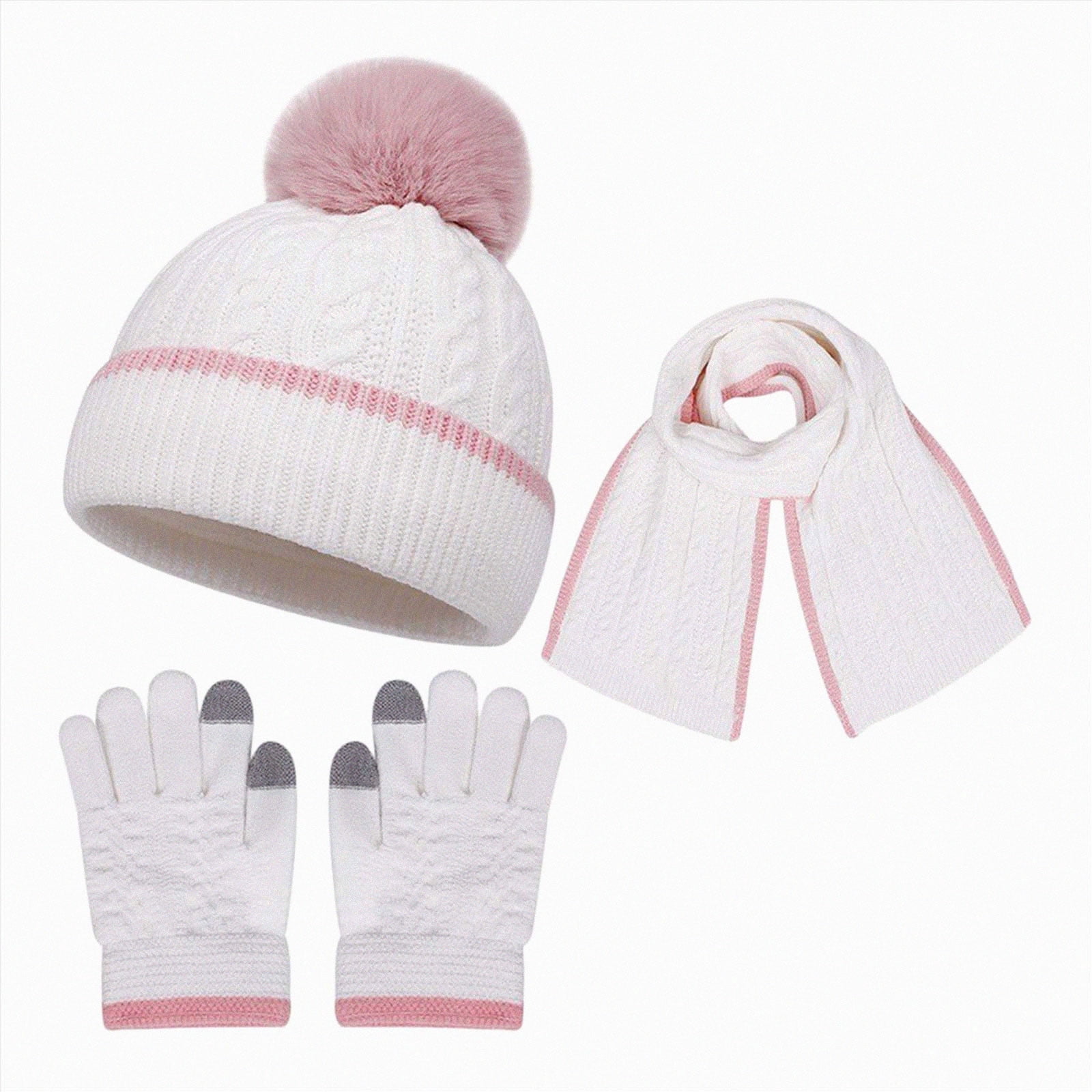 Ccpelsie Toddler Beanie Kids Cute Winter Hat Boys Girls Soft Warm Knit ...