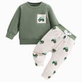 Ccpelsie Toddler Boy Clothes Outfits Long Sleeve Sweatshirt and Pants 2 ...