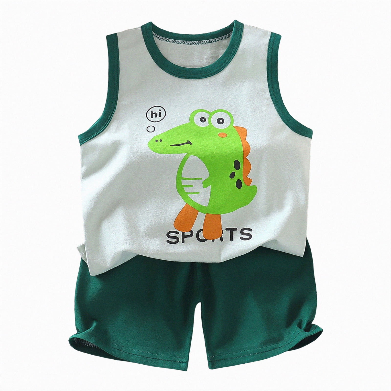 Ccpelsie Toddler Boy Outfits 2T 3T 4T 5T Clothes Summer Kids Pattern ...