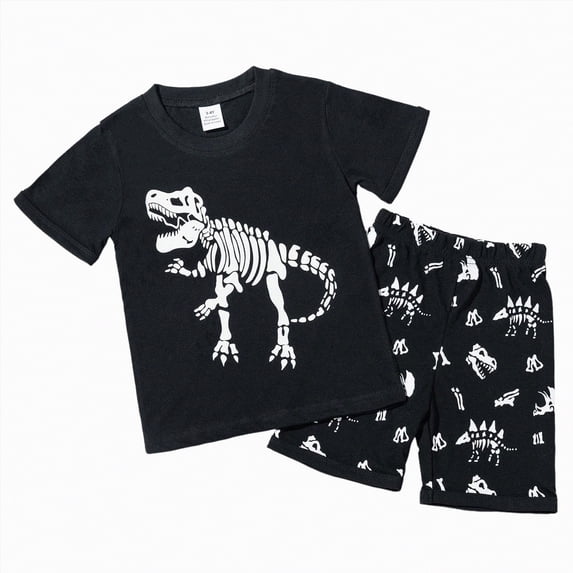 Ccpelsie Toddler Boy Short Sets Boys Summer Dinosaur Outfits Cotton ...