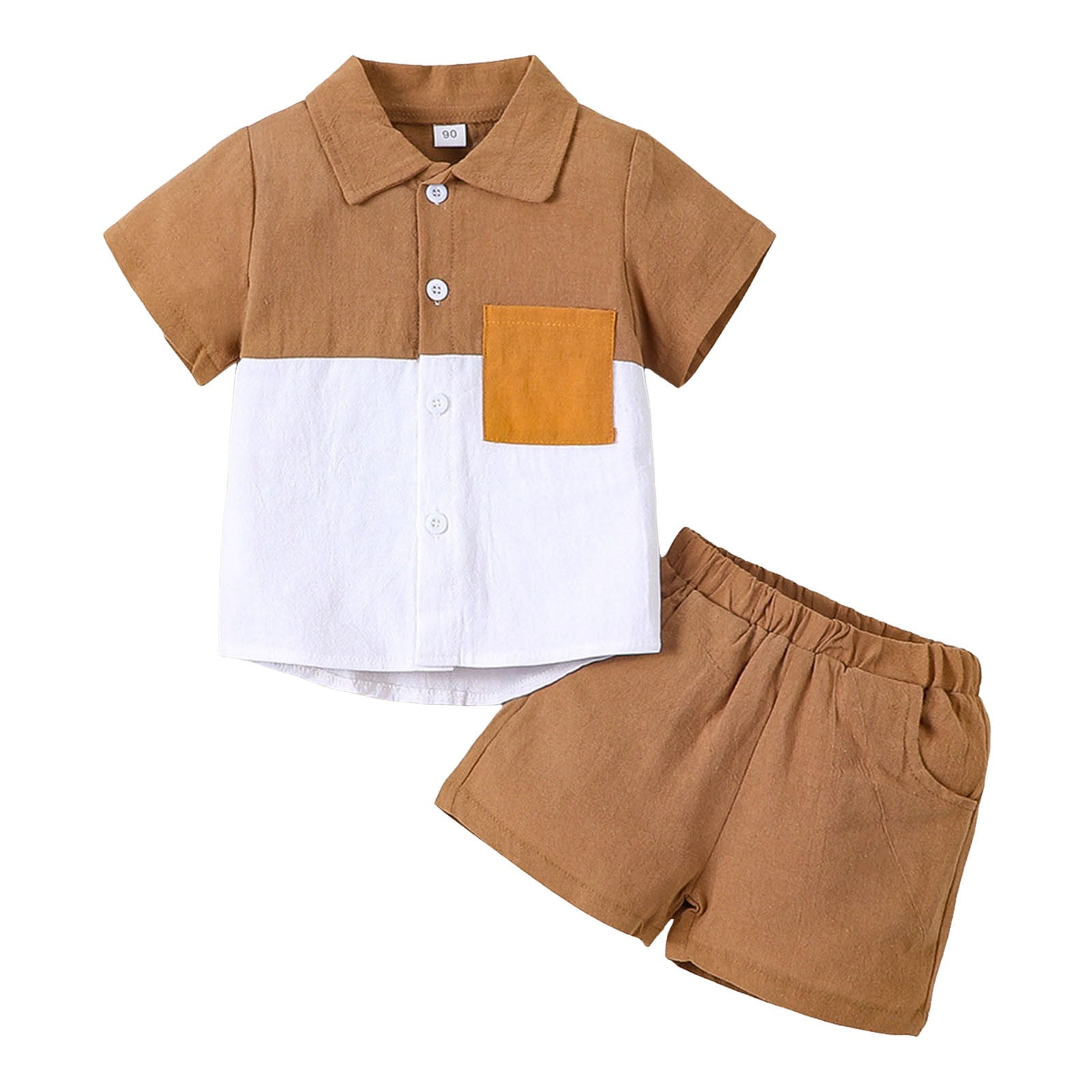 Ccpelsie Toddler Boy Shorts Set - 2 Piece Short Sleeve Graphic Tees and ...