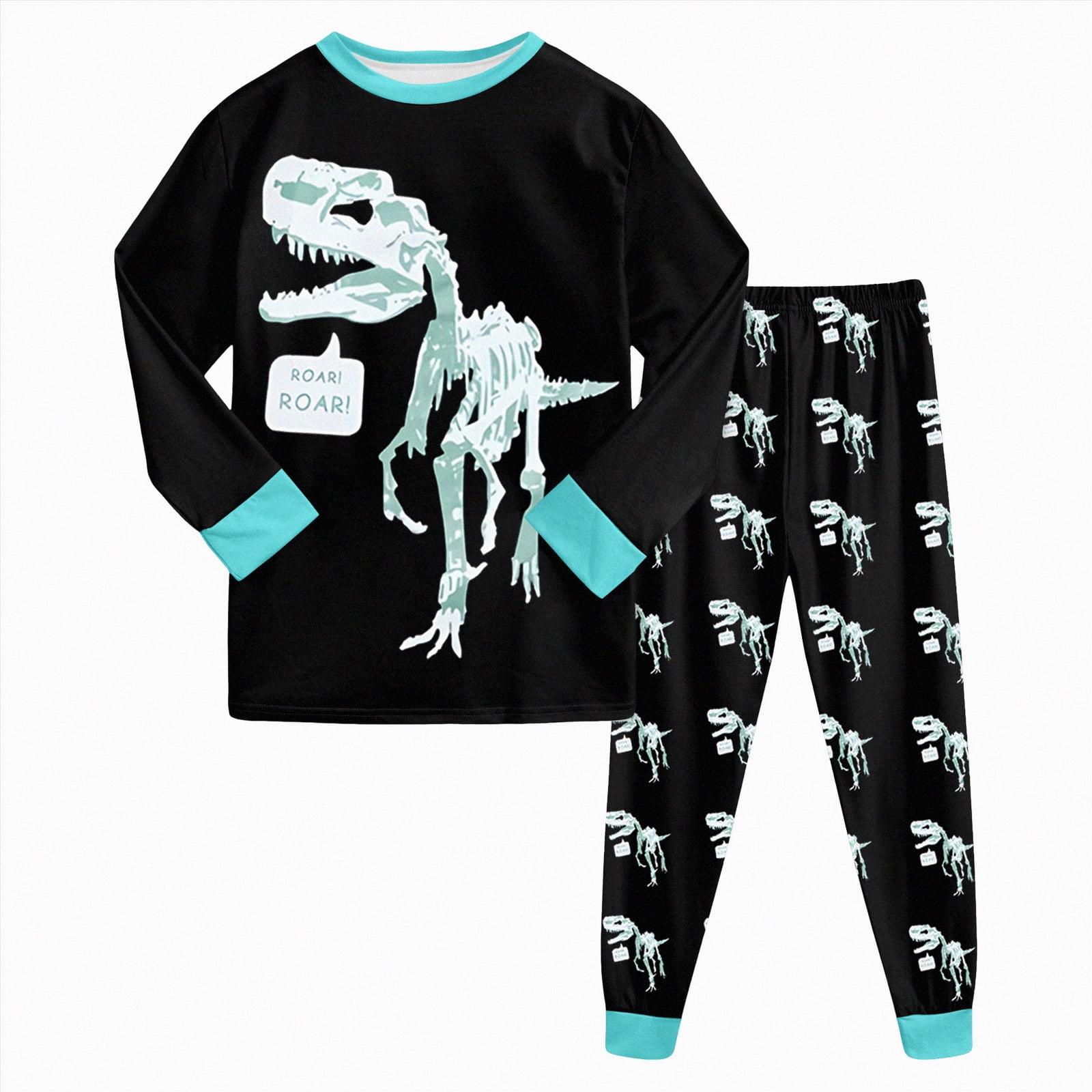 Ccpelsie Toddler Boys Girls Clothes Set Long Raglan Sleeve T-Shirts ...