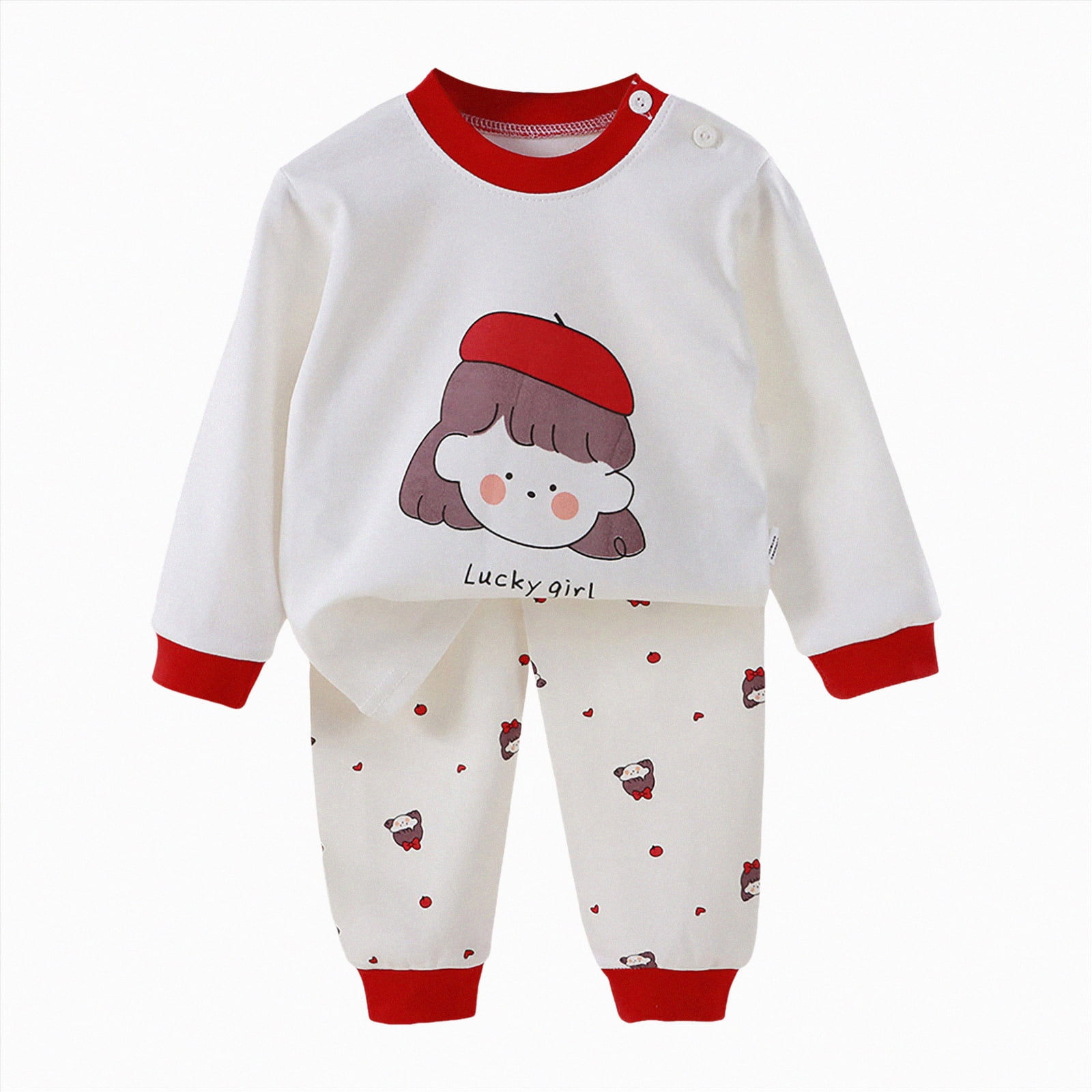 Ccpelsie Toddler Boys and Girls Outfits Long Sleeve Sweatshirts Pants ...