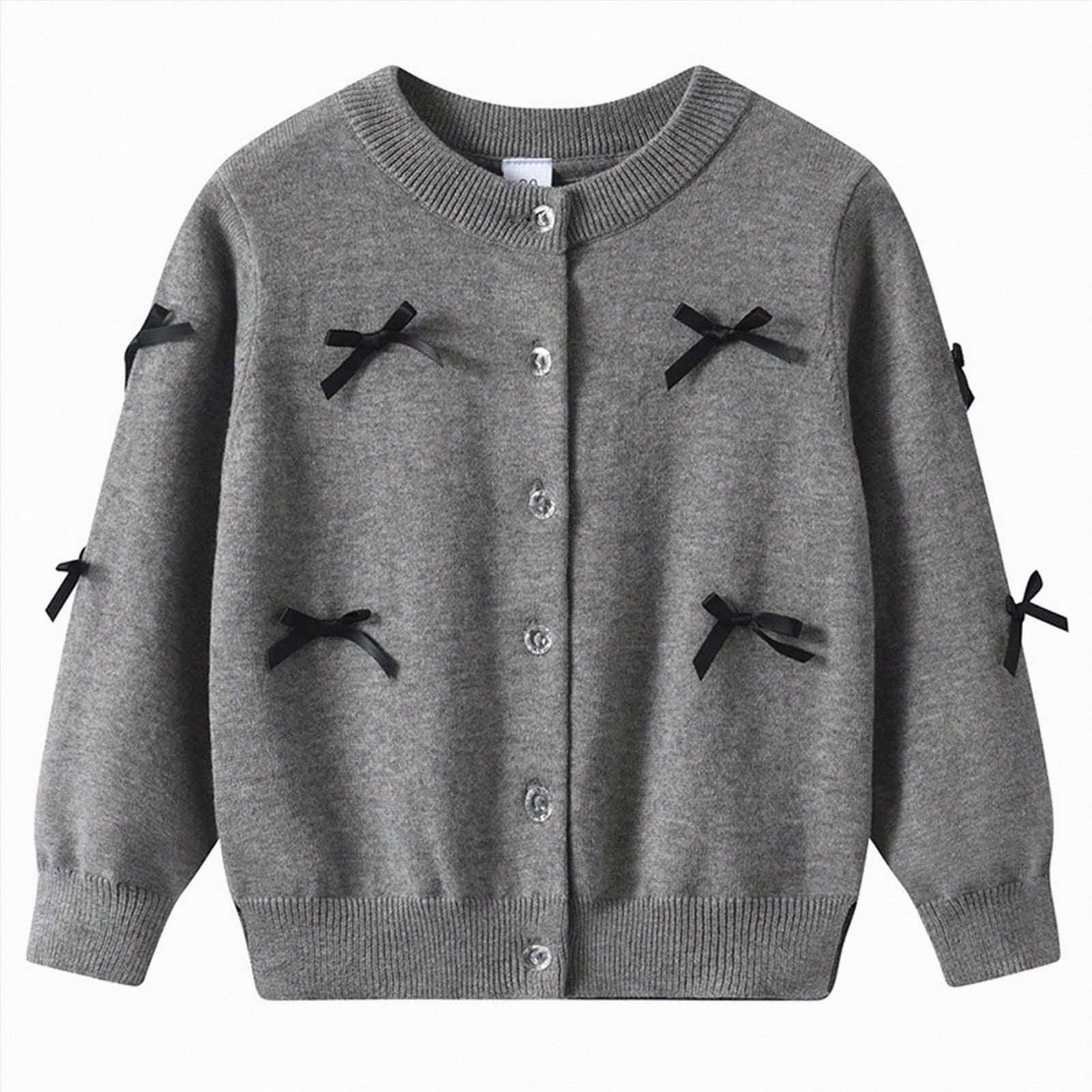 Ccpelsie Toddler Girl Cardigan Sweater Solid Color Button Up Sweaters ...