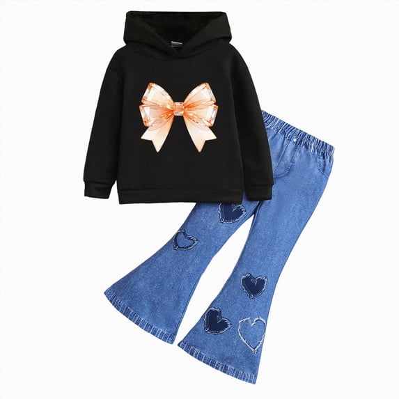 Ccpelsie Toddler Girl Fall Clothes Toddler Winter Outfits Ruffle Sleeve ...
