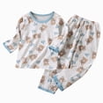 Ccpelsie Toddler Girls Cute Cartoon Print Set Long Sleeve Crewneck 6-12 ...